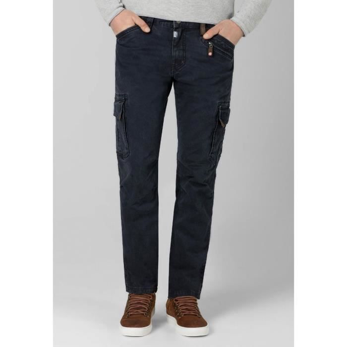 Men TIMEZONE Cargo Denim Pants Slim Fit Stretch Jeans Tapered Leg ...