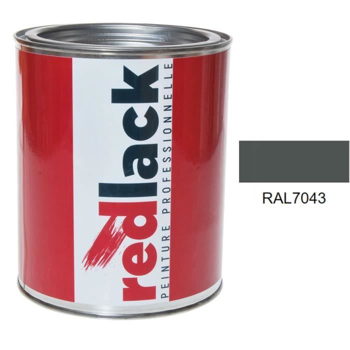 Redlack Peinture RAL 7043 Satiné multisupport 1L - Cdiscount Bricolage