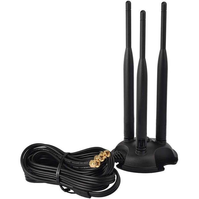 Antenne Wifi 2,4 Ghz 5 Ghz Double Bande Antenne Wifi Triple Rp-Sma ...