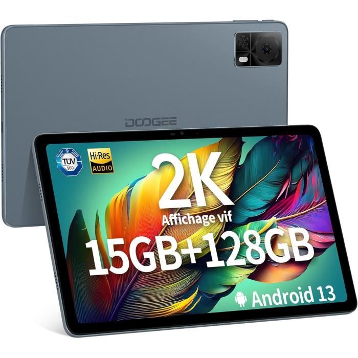 Tablette Android 13 T20S,10.4" 2K,15Gb+128Gb-Tf 1Tb,7500Mah Tablette ...