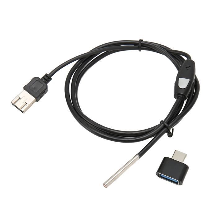 Sonew endoscope de type C Endoscope USB 1080P 3.9mm Caméra IP67 Étanche ...