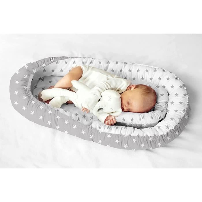 KOSPU Tour de Bébé Babynest Cocoon Lit de Voyage pour Bébé Cocoon, Gris ...