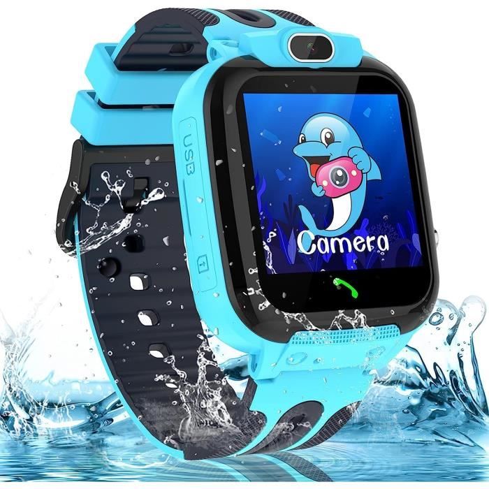 GLKYSOE GPS Montre Connectée Enfant,Portable Montre Telephone pour ...
