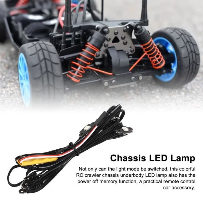 Lampe LED pour châssis de voiture RC - VGEBY - Blanc - 8 modes d ...