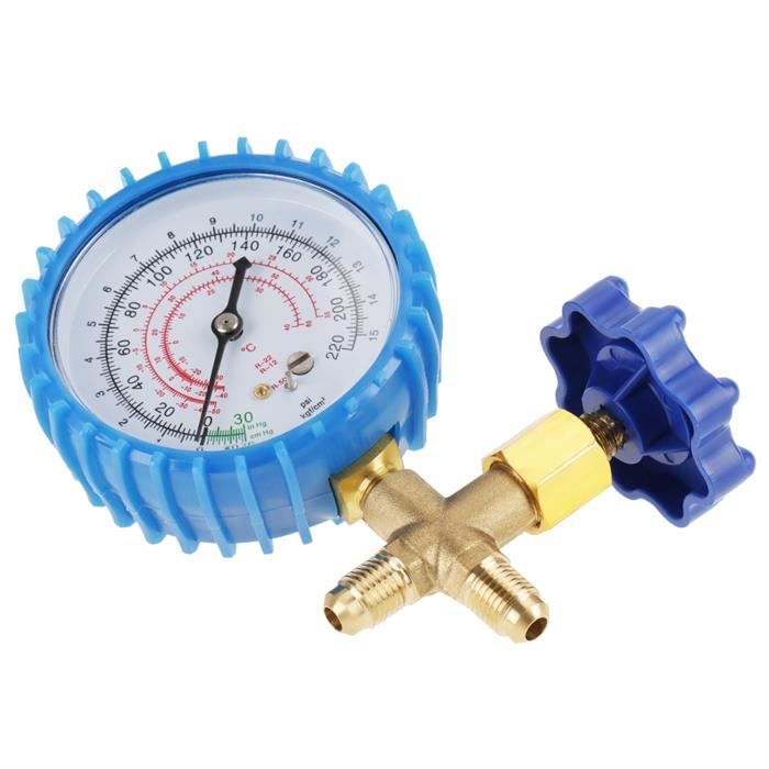 Manomètre de climatisation - VVIKIZY - Recharge de réfrigérant - 220psi ...