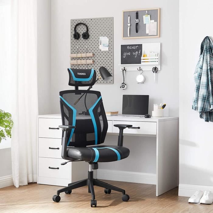 LIWI-Chaise de bureau, Fauteuil ergonomique, Siège pivotant et ...