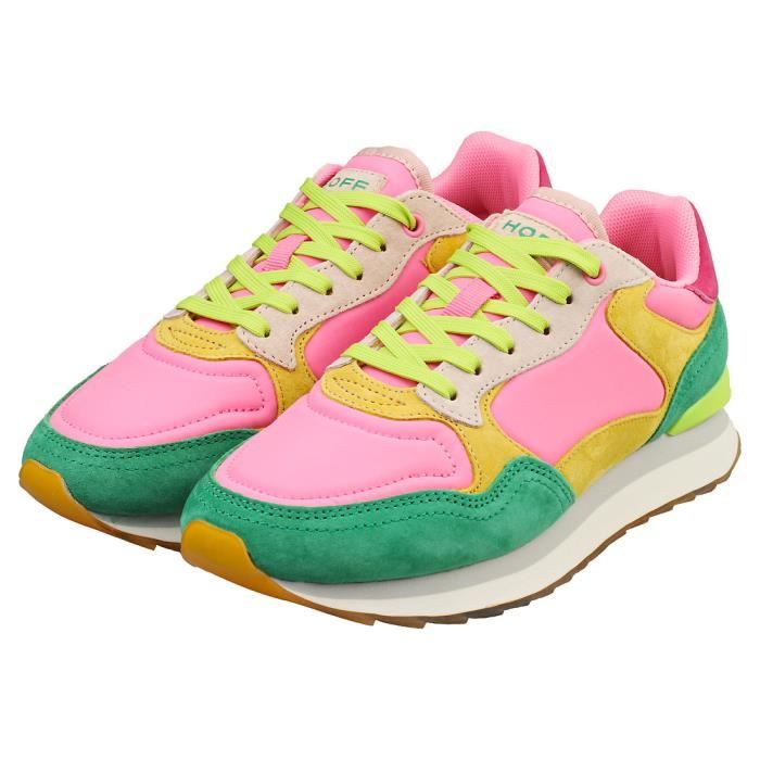 Baskets - HOFF - SANTA MARTA - Femme - Rose Multicolour - Daim et ...