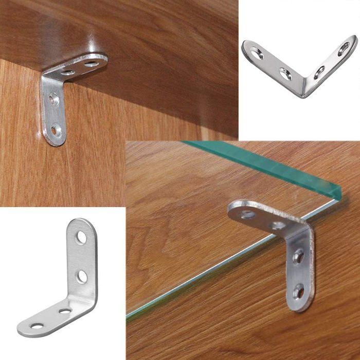 15 pièces Équerres de Fixation D'angle Acier Inoxydable, Joint de ...