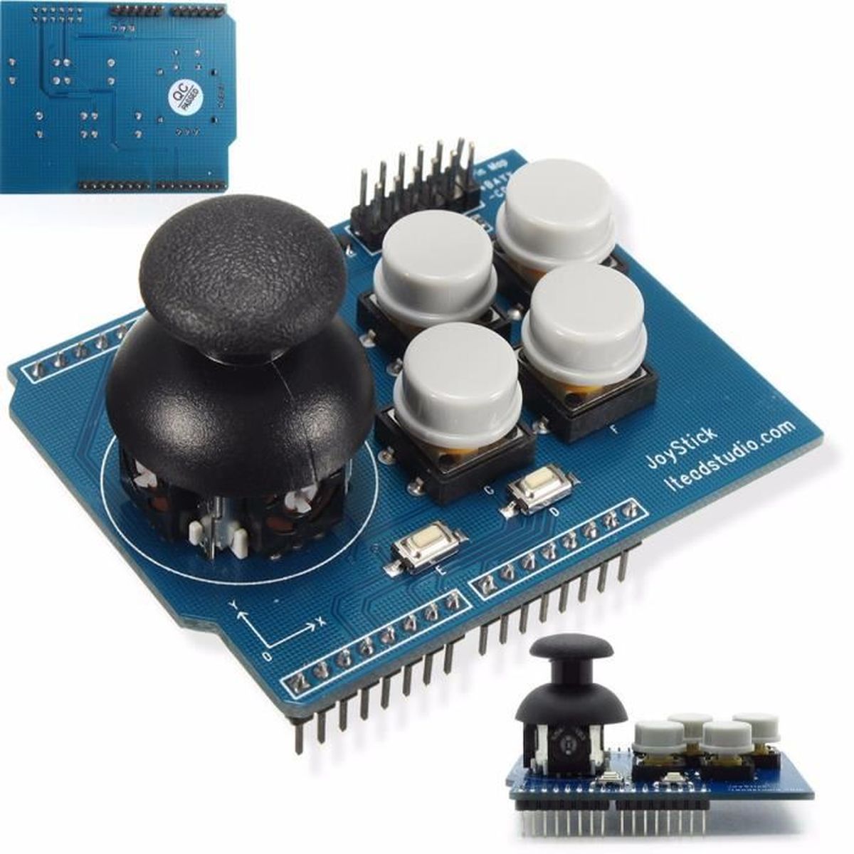 Joystick Breakout Bouton Shield Module PS2 Jeux Manette Contrôleur Pour Arduino - Cdiscount ...