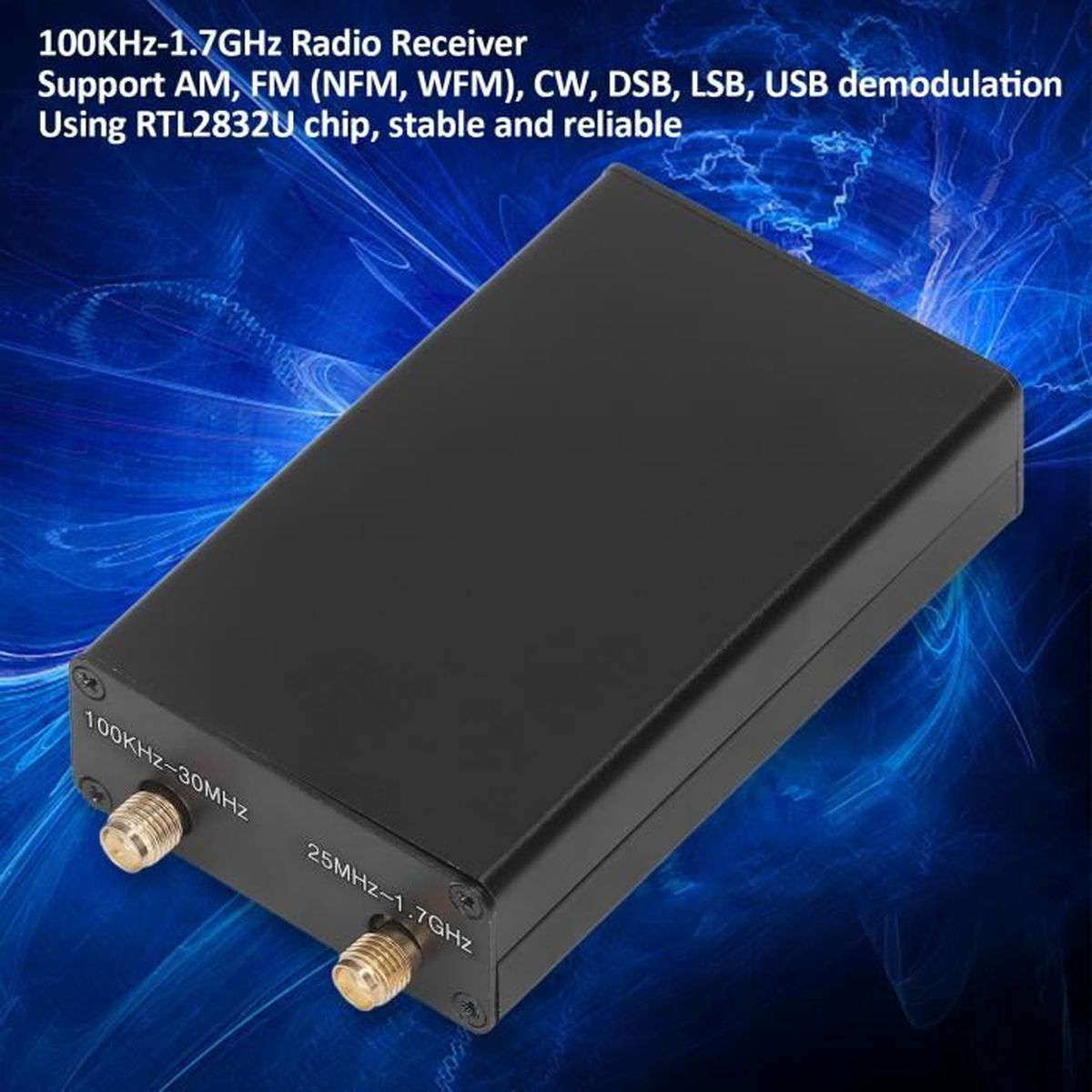 MEI-Kit récepteur d'antenne - Récepteur radio pleine bande 100 KHz‑1,7 ...