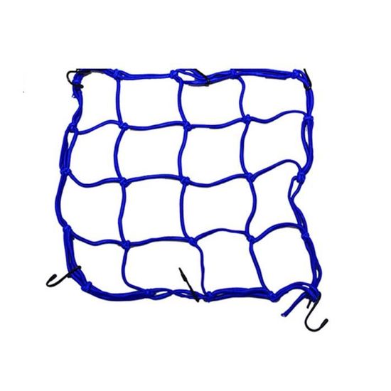 Filet élastique - C13577 - Sac-filet de coffre - Bleu - Pour moto et ...