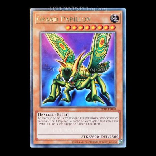 Carte YU-GI-OH MRD-FR070 Grand Papillon - Cdiscount Jeux - Jouets