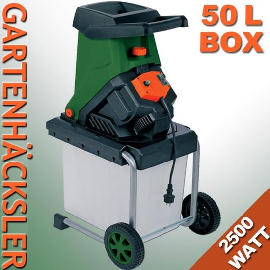 Broyeur végétaux compost paillage de jardin 2500W - Cdiscount Jardin