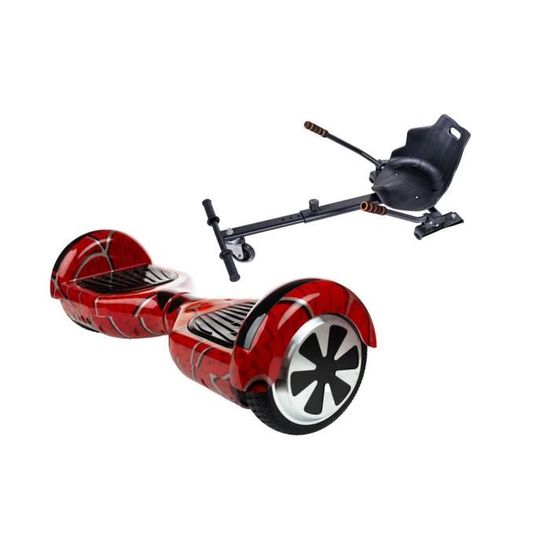 Smart Balance Hoverboard Regular Red Spider + HoverSeat, 6.5 pouces ...