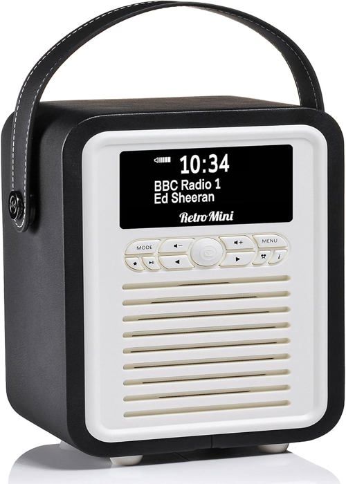 Retro Mini Radio DAB Plus/DAB avec Bluetooth, FM et Radio Réveil ...