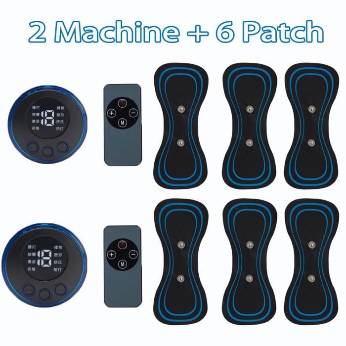 2 Patch machine 6-Patch De Massage Électrique Intelligent Pour Le Cou ...