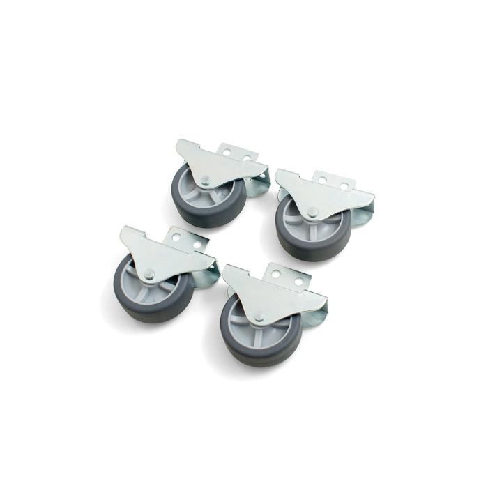 Roulettes Pour Meubles - Design61 4 X Bac À Roulette Fixe Lit Rouleau ...
