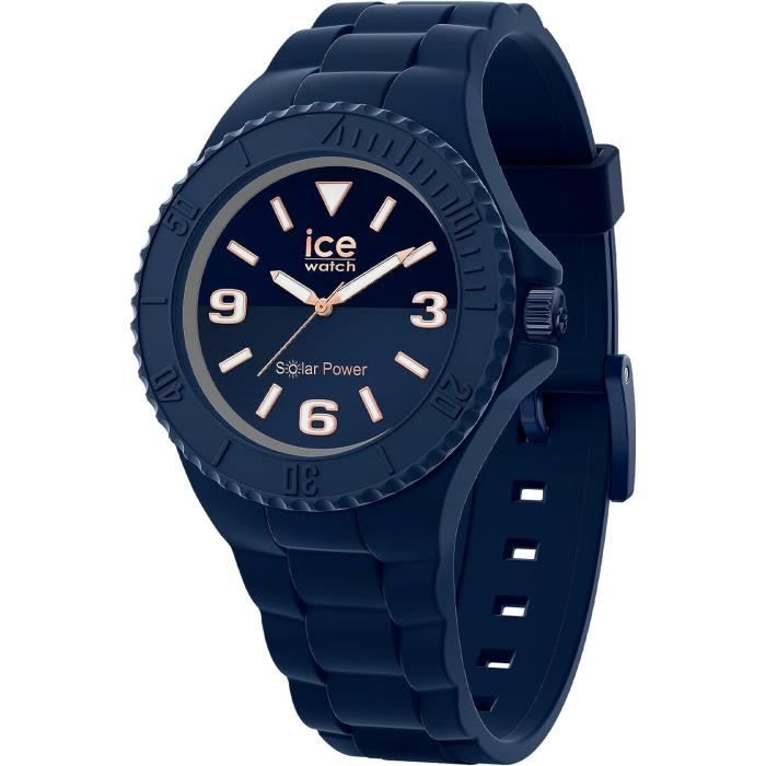 Solar Blue Rg - Montre Bleue Pour Homme Avec Bracelet En Silicone ...