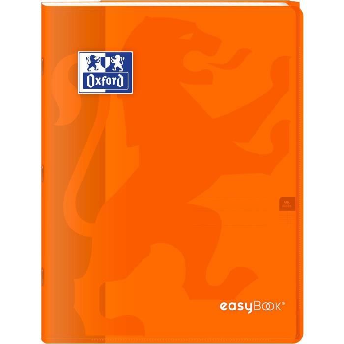 Easybook Cahier Agrafé 24 X 32Cm 96 Pages Grands Carreaux Seyès 90Gr ...