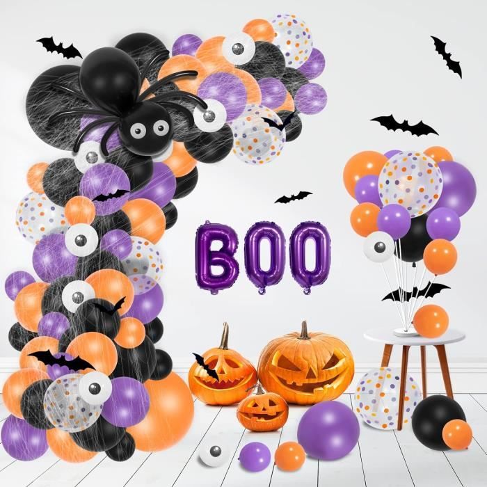 Kit D'Arche De Ballons D'Halloween, Scie À Rats, Ballons D'Halloween ...