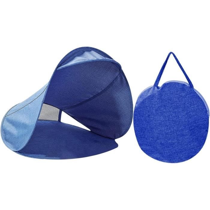 Mini Tente Abri Soleil de Plage, Tente Pop Up Face Pare-Soleil Coupe ...