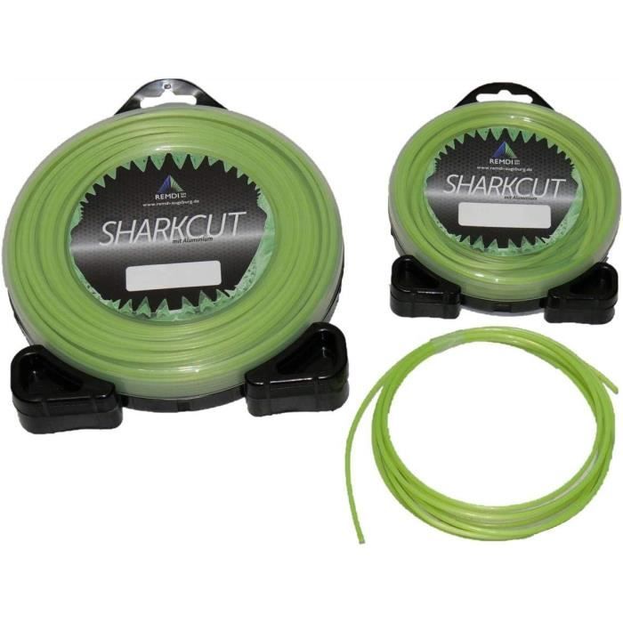 Sharkcut Fil de coupe professionnel en aluminium pour débroussailleuse,fil en nylon,fil de coupe ...