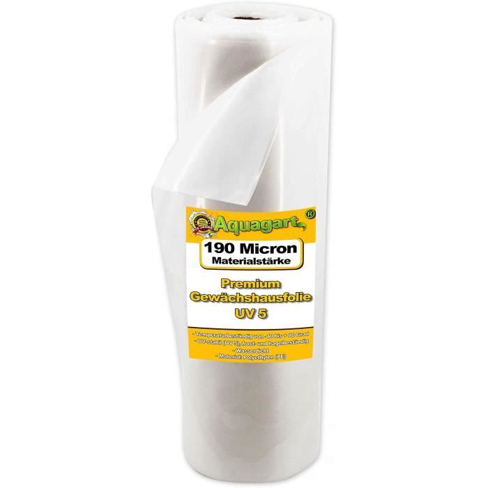Film de Serre Anti-déchirure UV 5 Transparent 12 m[1047] - Cdiscount Jardin