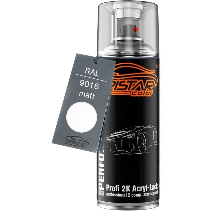 Ral 9016 Verkehrsweiss Mat Bombe De Peinture Acrylique 2K Aérosol ...