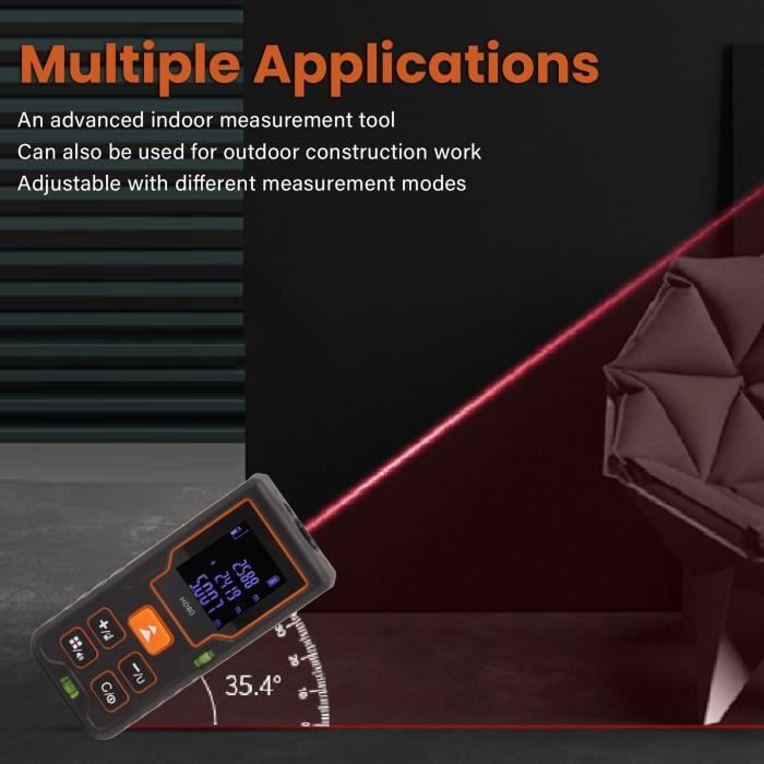 QID-mètre de mesure de distance Télémètre télémètre portatif de haute ...
