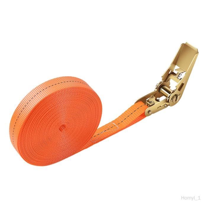 Sangles à cliquet de chargement Sangles d'arrimage Orange Robuste ...