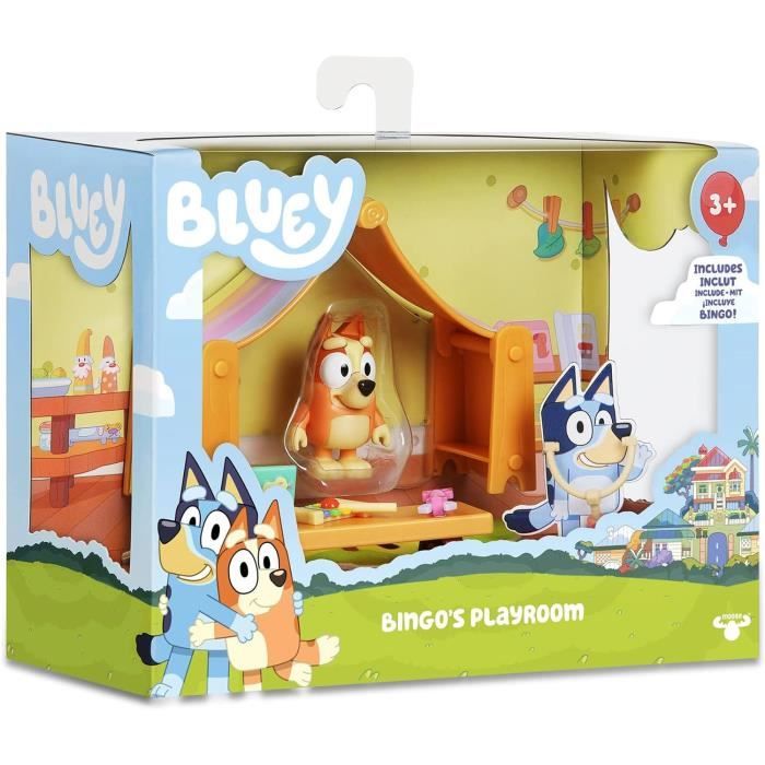 Giochi Preziosi Bluey Playset Playroom,Jeu avec Chambre de Bingo,avec ...