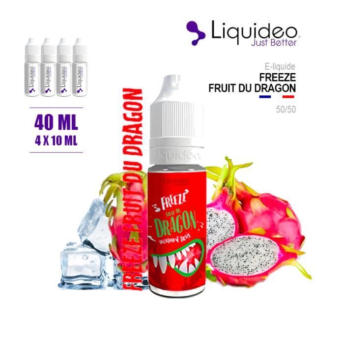 E LIQUIDE LIQUIDEO FREEZE-DRAGON 40ML EN 3MG DE NICOTINE (REF:65 ...