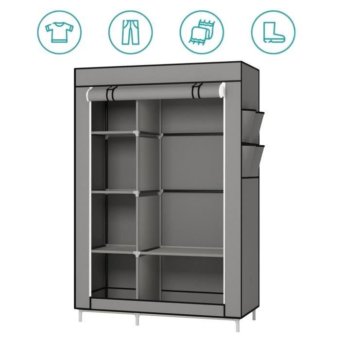 MENGDA Armoire de Rangement, penderie Portable pour Chambre ,Penderie ...