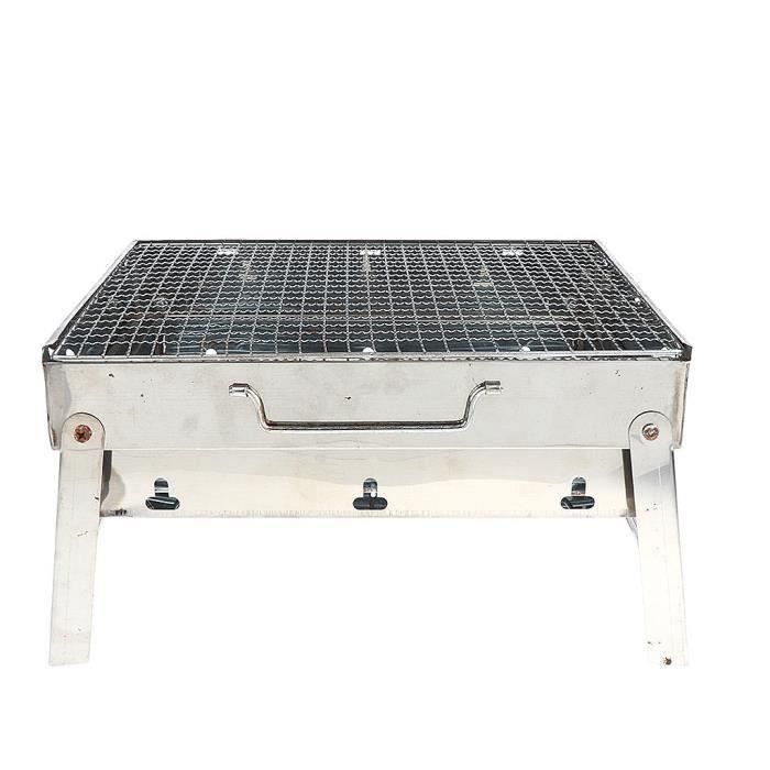 Activité-BARBECUE Barbecue Au Charbon De Bois Portable Barbecue Grill Picnic Beach Camping Outil ...