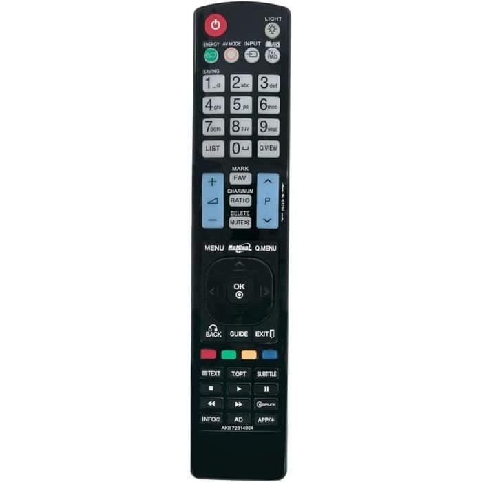 Télécommande Akb72914004 Remplacée Pour Lg Tv 22Lu5000 22Lv2500 32Ld320 ...
