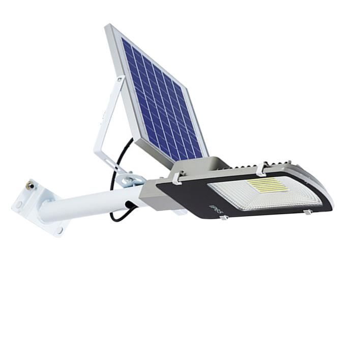 Lampadaire solaire Réverbère Solaire LED IP65 clairage Extérieur tanche 150W avec 144 Perles ...
