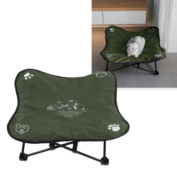 Lit pour chien pliable Lit pour chien surélevé pliable portable en ...