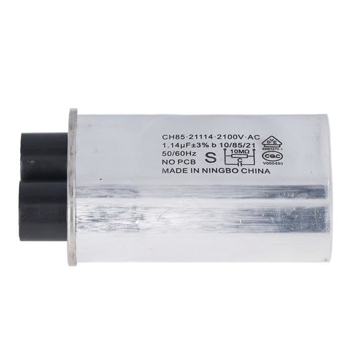YOSOO Microwave Oven Capacitor, 2100V Aluminium Alloy Microwave High ...