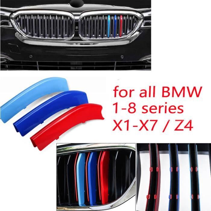 3x M-Couleur Clips Boucles Bande Décoration Kidney Calandre Grille Pour ...