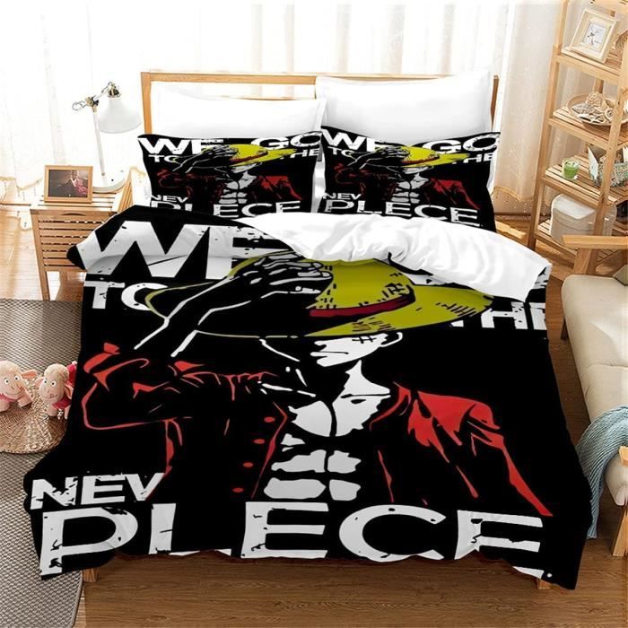 Parure de lit One Piece Luffy - Amacigana - Housse de couette 200x200cm ...