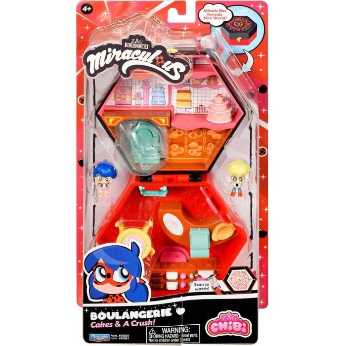 BANDAI - Miraculous Ladybug - Mini univers Chibi Boulangerie - Mini ...