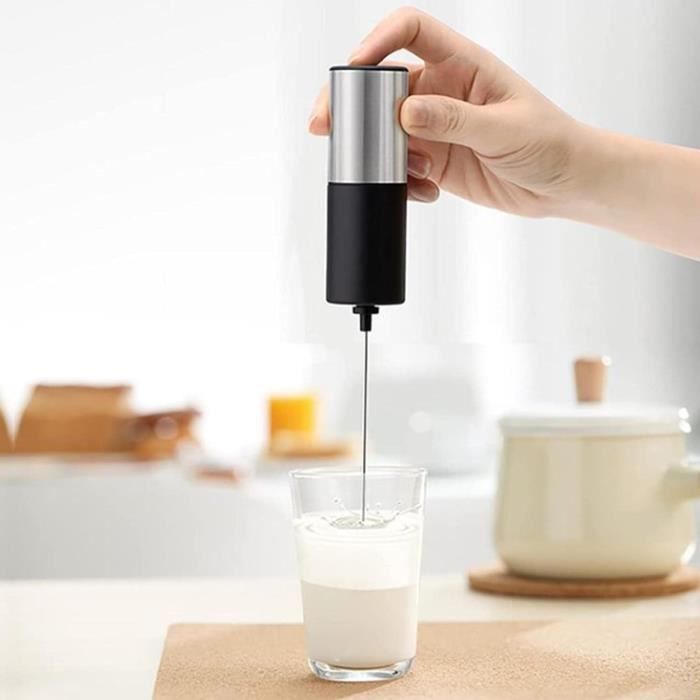 Machine À Lait À Piles | Mousseur À Lait Électrique Avec Fouet En Acier ...