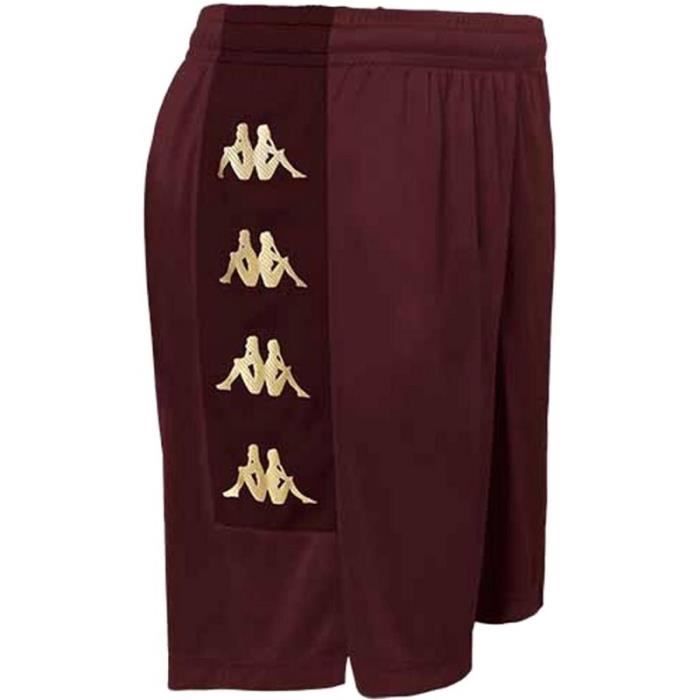 Short Kappa Gondo - red granata/brown bordeaux - 3XL - Cdiscount Sport