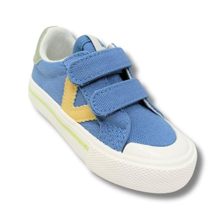 Basket enfant basse - VICTORIA - Bleu - Scratch -CS Bleu - Cdiscount ...