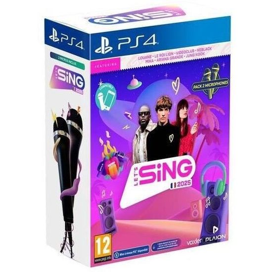 Let's Sing 2025 + 2 Micros - Jeu PS4 - Cdiscount Jeux vidéo