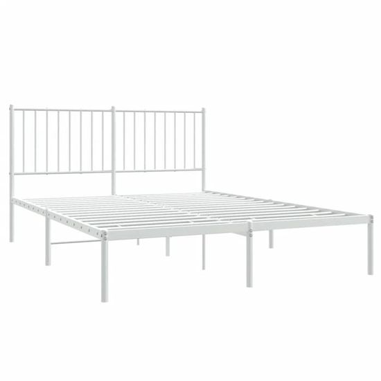 "Bon plan" Lit Double en Métal, pour adolescent/Adulte, Cadre de lit ...