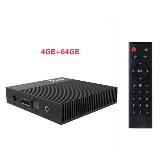 4 Go 64 Go - boîtier Smart TV Android 11, Amlogic S905X4, 2.4G, 5G, Wifi double bande, 1000M, 4K ...