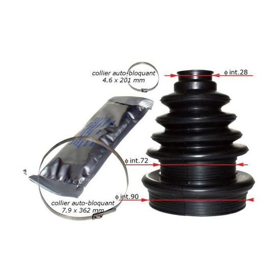KIT SOUFFLET DE CARDAN UNIVERSEL POUR UTILITAIRE ET 4X4 - Cdiscount Auto