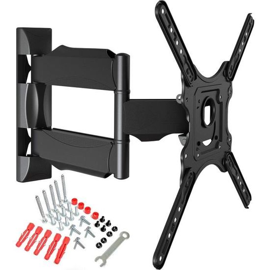 North Bayou Support Mural TV Orientable pour écrans 32-55 Pouces LED ...