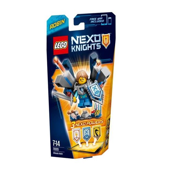 LEGO® Nexo Knights 70333 Robin L'Ultime Chevalier - Cdiscount Jeux - Jouets